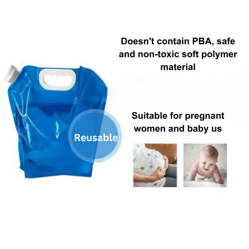 5L Camping Hiking Portable Folding Water Storage Convenient | PTT Outdoor