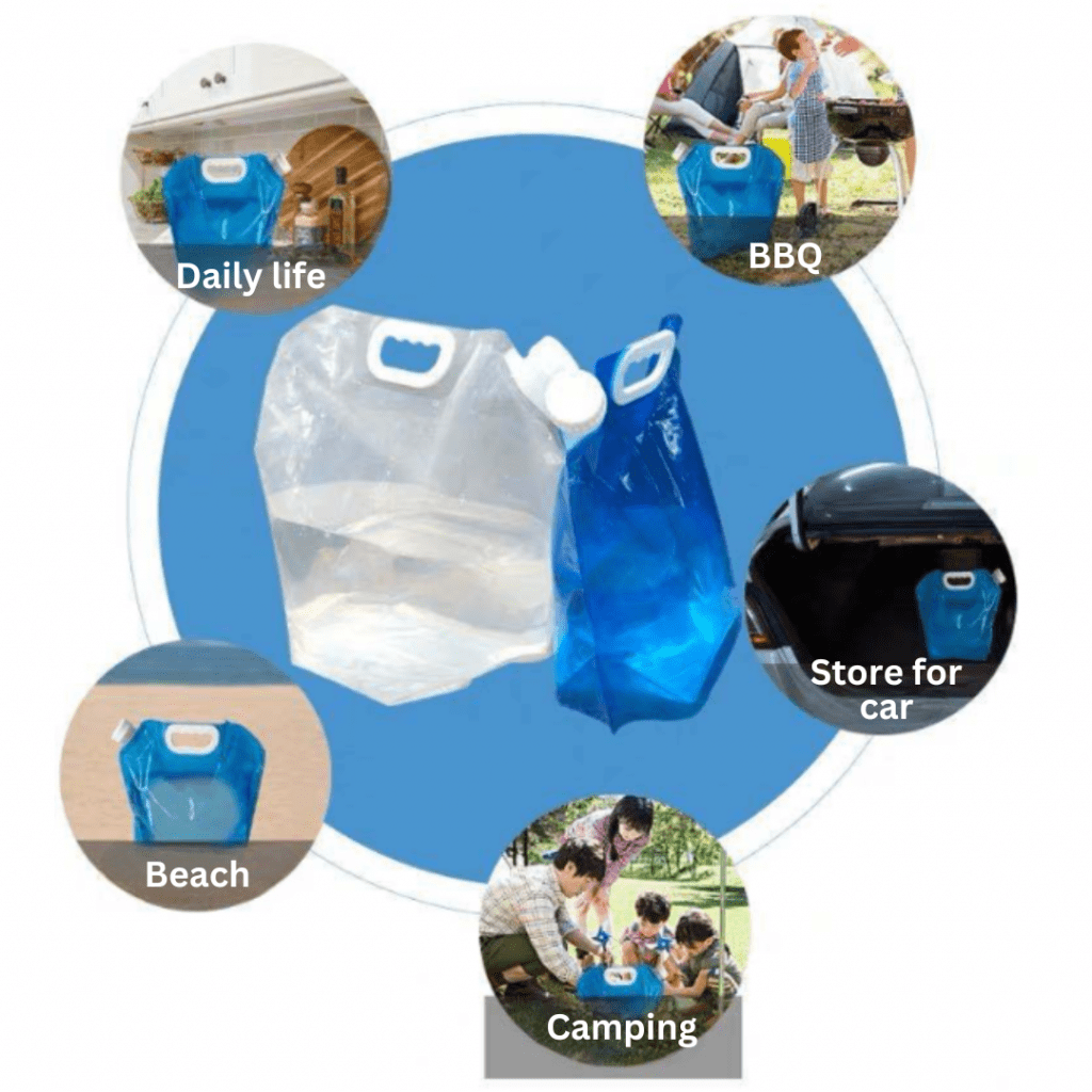 5L Camping Hiking Portable Folding Water Storage Convenient | PTT Outdoor