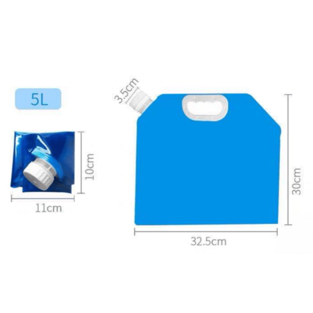 5L Camping Hiking Portable Folding Water Storage Convenient | PTT Outdoor